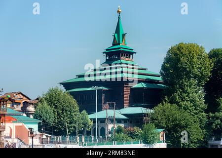 India, Jammu & Kashmir, Srinagar, Khanqah-i-Mu’ala, Shah Hamdan Mosque ...