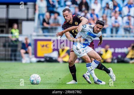 UTRECHT - (l-r) Eliano Reijnders of PEC Zwolle, Niklas Vesterlund of FC ...