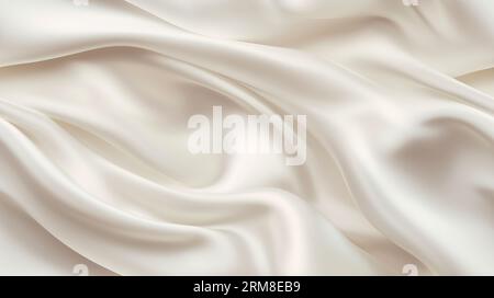 Smooth satin ivory textile cloth texture seamless Stock Photo - Alamy
