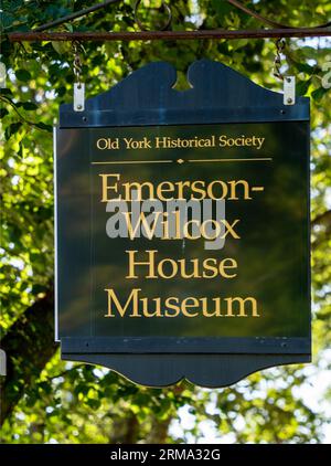 Emerson Wilcox house in York Harbor Maine Stock Photo - Alamy