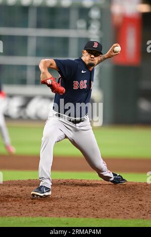 Boston Red Sox pitcher Brennan Bernardino poses during photo day at the ...