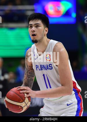 Quezon City, Philippines. 27th Aug, 2023. Dimitri Maconda (L) of the ...