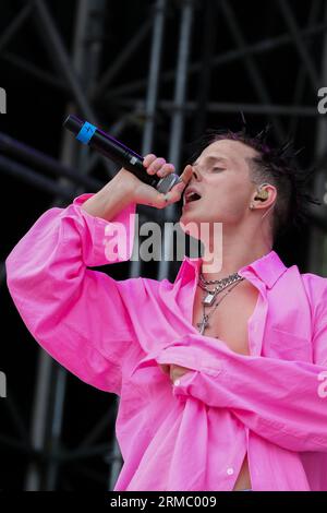 Call Me Karizma, stage name of Morgan Parriott during his live performs ...