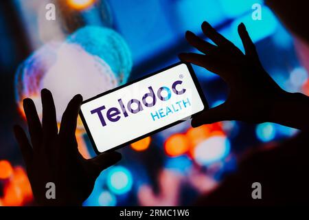 Teladoc Health logo displayed on smartphone Stock Photo - Alamy