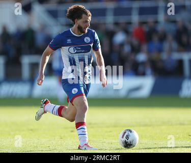Hartlepool, UK, 26th August 2023. Charlie Seaman of Hartlepool United ...