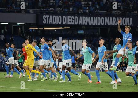 Naples, Italy. 27th Aug, 2023. Amir Rahmani of SSC Napoli looks on ...