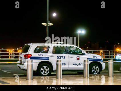 Police car in Bahrain. Bahraini police car Stock Photo - Alamy
