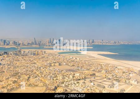 Aerial view of Bahrain Stock Photo - Alamy