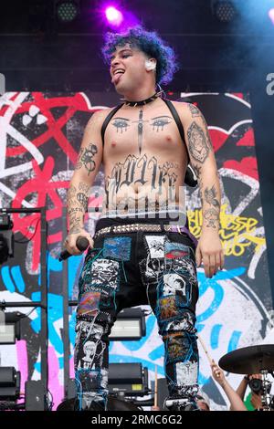 August 26, 2023, Romano d'Ezzelino, Italy: Call Me Karizma, stage name ...