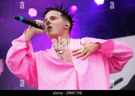 Call Me Karizma, stage name of Morgan Parriott during his live performs ...