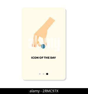 Two fingertips together flat icon set Stock Vector Image & Art - Alamy