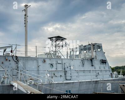 Gasconade, MO, USA - August 4, 2023: USS Aries (PHM-5), decommissioned ...