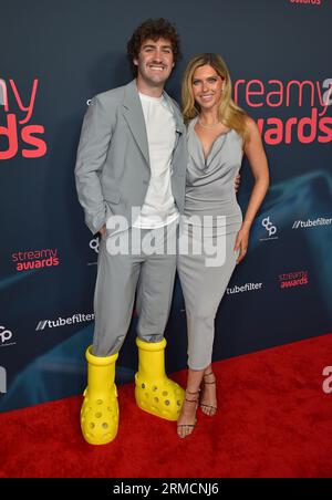 LOS ANGELES - AUG 27: Airrack at the 2023 Streamy Awards - Arrivals at ...