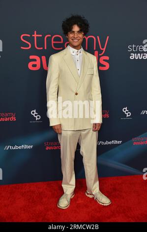 BENOFTHEWEEK arrives at the 2023 Streamy Awards held at The Fairmont ...