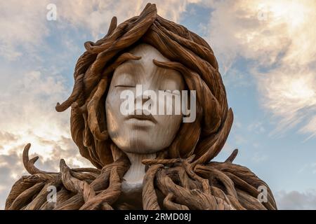 Aurora, Colorado - August 22, 2023: Daniel Popper's 21-foot-tall 'Umi ...