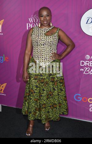 Sharon Nwosu arrives at the 6th annual International Women of Power ...