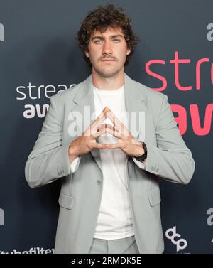 Airrack arrives at the Streamy Awards on Sunday, Aug. 27, 2023, at the ...