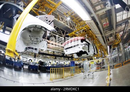 Visit the FAW-Volkswagen factory in Foshan City, south China's ...