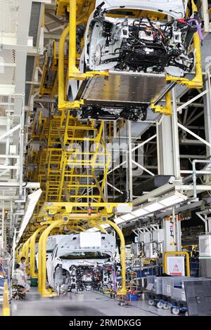 Visit the FAW-Volkswagen factory in Foshan City, south China's ...