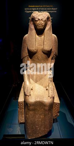 Statue of Ancient Egyptian Queen Tuya, aka Tuy or Mut-Tuya (d.c 1257BC ...