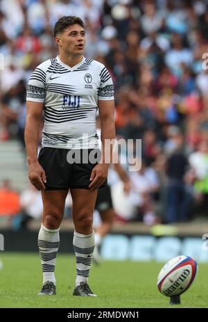 Caleb Muntz of Fiji during the 2023 Summer Series match England vs Fiji ...