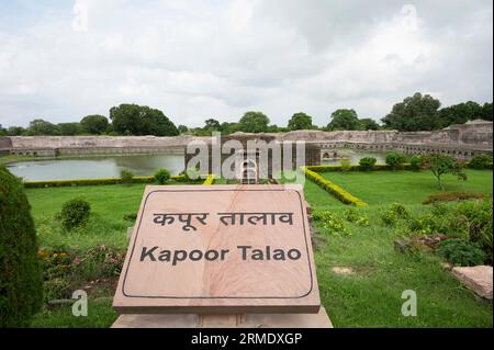 Kapur Talao, situated in the fort opposite Jahaz Mahal, built by Sultan ...