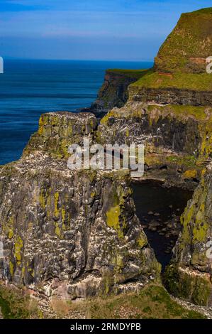 The R.S.P.B Nature Reserve on Rathlin Island, County Antrim, Northern ...