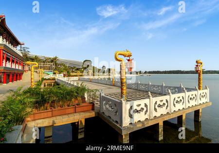 Traditional Chinese style building, Danzhou, Hainan, China Stock Photo ...
