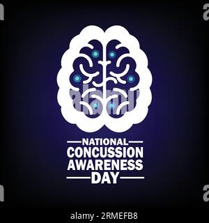 National Concussion Awareness Day. Vector Illustration Suitable for ...