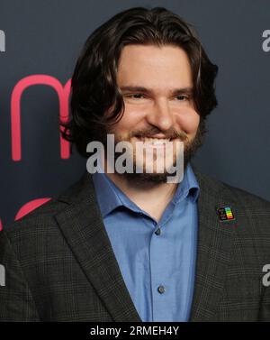 Patrick Lacey arrives at the Streamy Awards on Sunday, Aug. 27, 2023 ...
