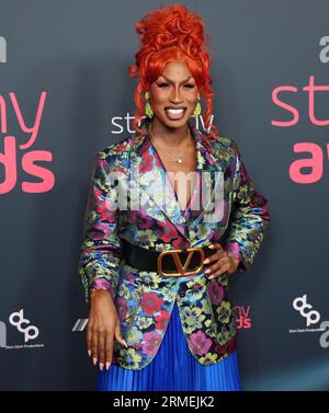 Shea Coulee arrives at the Streamy Awards on Sunday, Aug. 27, 2023, at ...