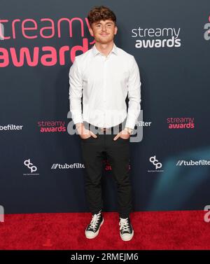 LOS ANGELES - AUG 27: Caylus Cunningham at the 2023 Streamy Awards ...
