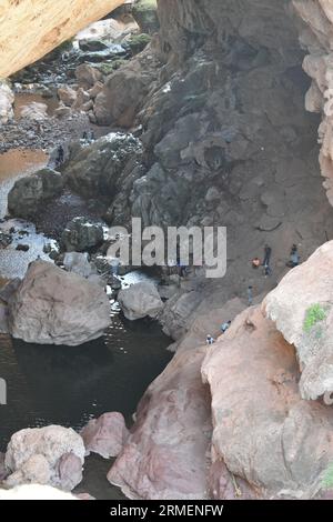 Pine, AZ. USA. TONTO NATURAL BRIDGE. Largest travertine bridge in the ...