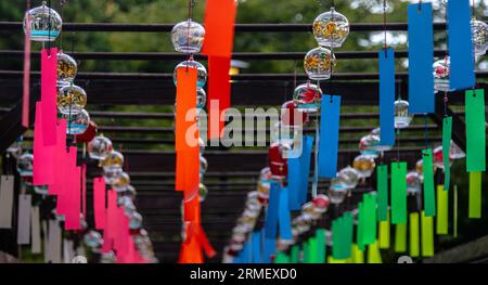 Summer of wind chimes (Japanese culture Stock Photo - Alamy