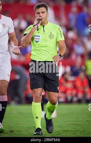 Seville, Spain. 26th, August 2023. Ivan Rakitic (10) of Sevilla FC seen ...