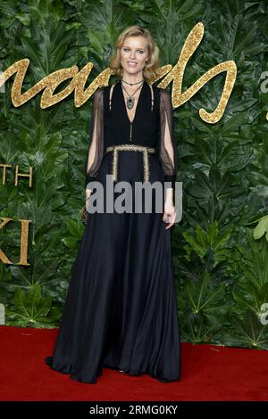 Eva Herzigova attends the Fashion Awards at the Royal Albert Hall in ...