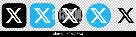 X icon. Twitter new logo. Vector illustration Stock Vector Image & Art ...