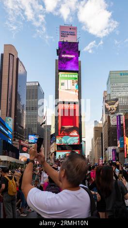 Times Square in NYC is a dazzling and iconic urban spectacle. Known as ...