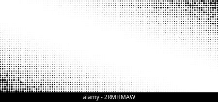 Faded halftone corner texture. Dotted gradient pattern background ...
