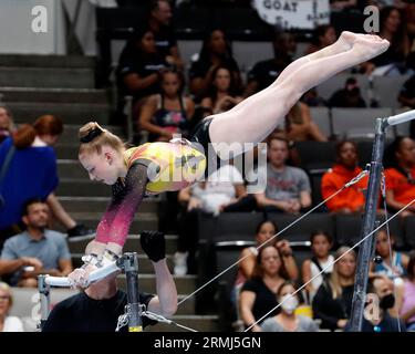 August 27, 2023, SAN JOSE, CALIFORNIA, USA: All-around silver medalist ...