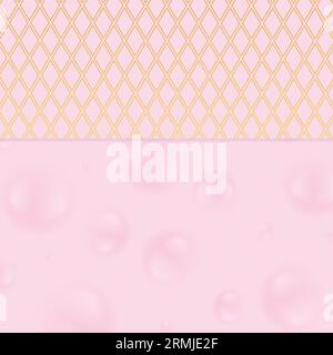 Golden pink abstract background. Modern trendy shiny holiday template ...