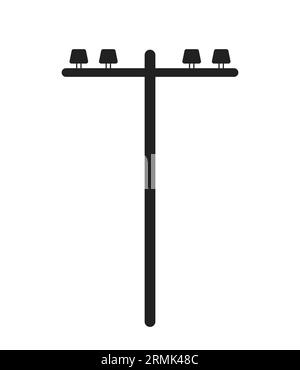 Utility poles clipart, illustration vector Stock Vector Image & Art - Alamy