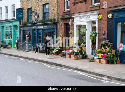 Georgian Shop Front. Highgate High Street, Highgate, London, UK Stock ...