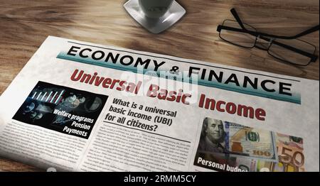 Universal basic income citizens salary payment and social ...