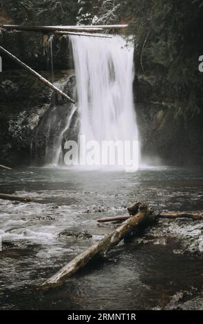 South Falls of South Fork Silver Creek, Silver Creek Falls State Park ...