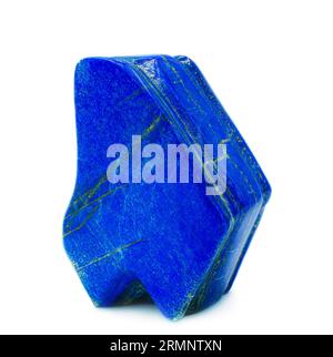 decorative polished blue mineral gem stone Lapis Lazuli (lazurite ...