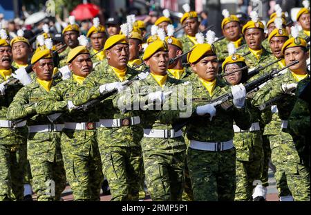 Malaysia The People's Volunteer Corps RELA on duty. A paramilitary ...