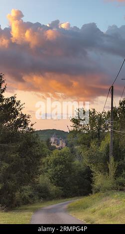 Monfort, near sarlat la caneda dordogne france chateau de monfort views ...