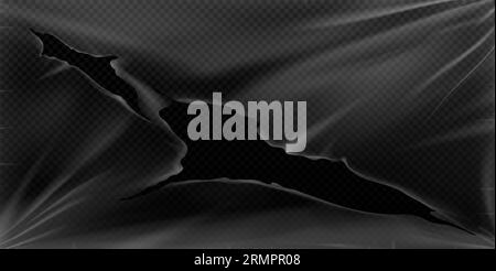 Torn plastic vinyl texture for cd album wrap bag. Music record cover ...