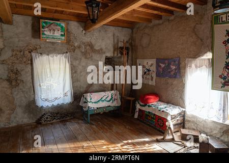 Intside of Sumug gala tower in the village of Ilisu, dates back to the ...